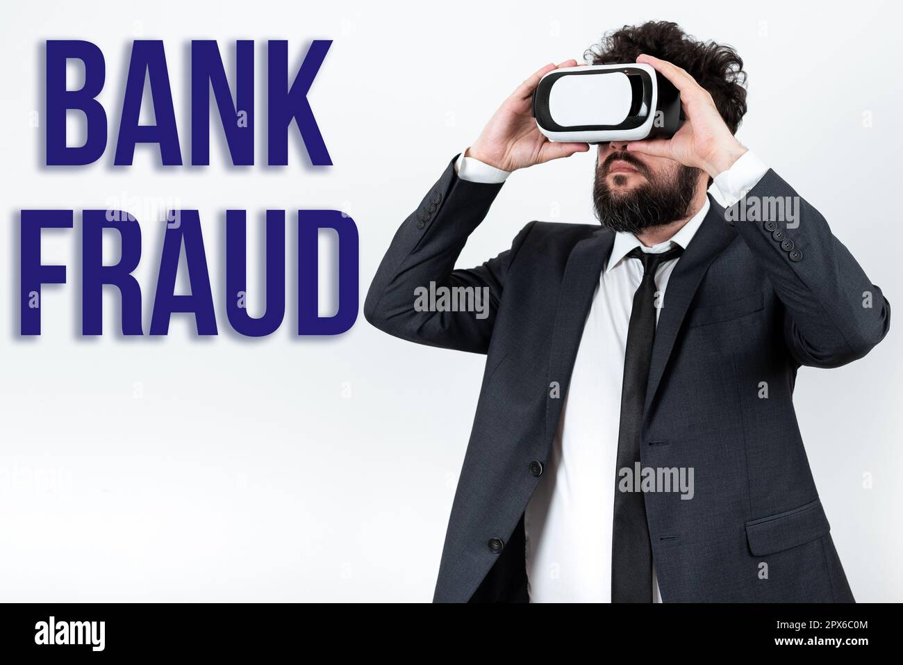 Handwriting text Bank Fraud, Concept meaning intentional perversion of ...