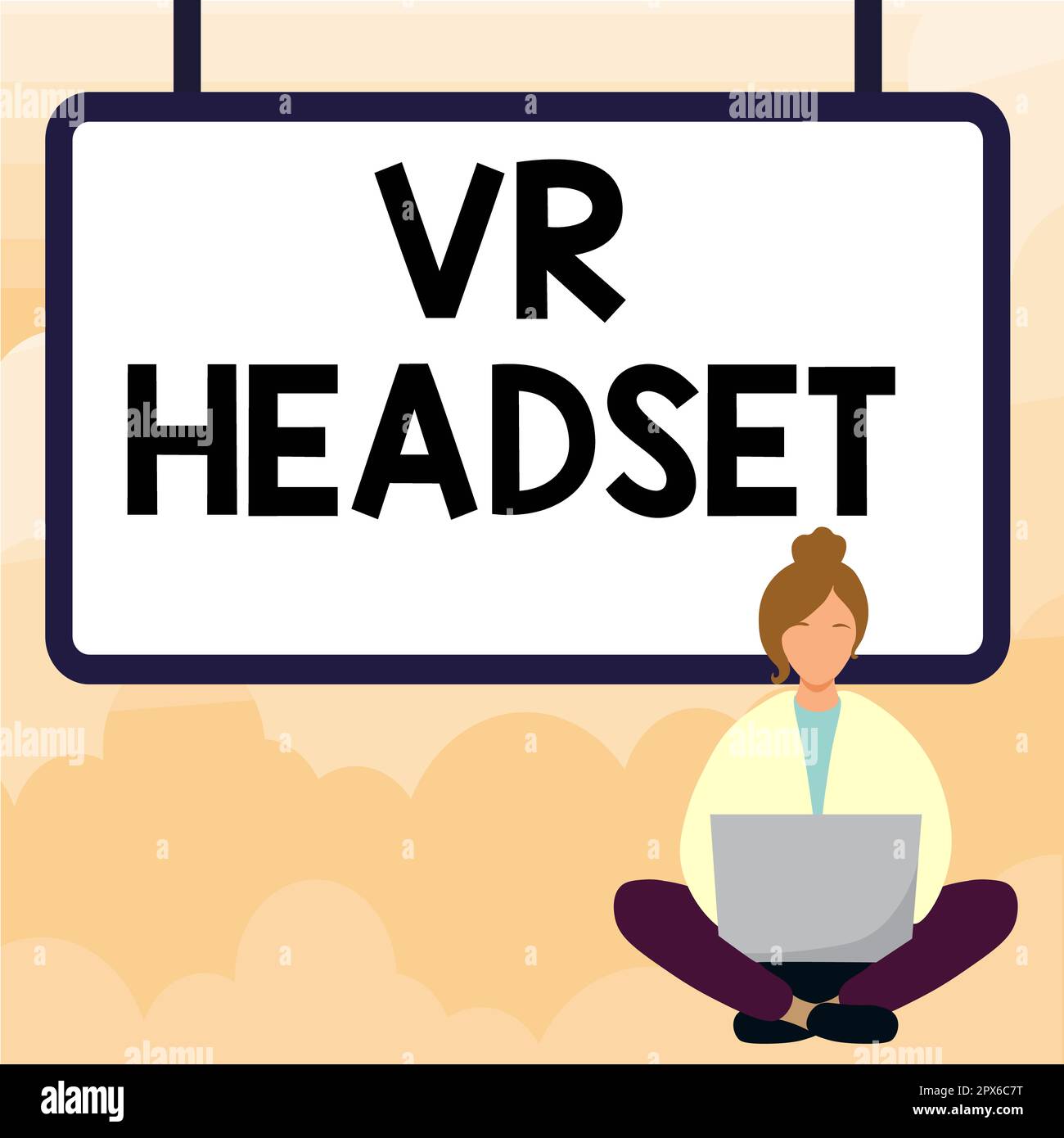 Conceptual caption Vr Headset, Internet Concept head-mounted device ...
