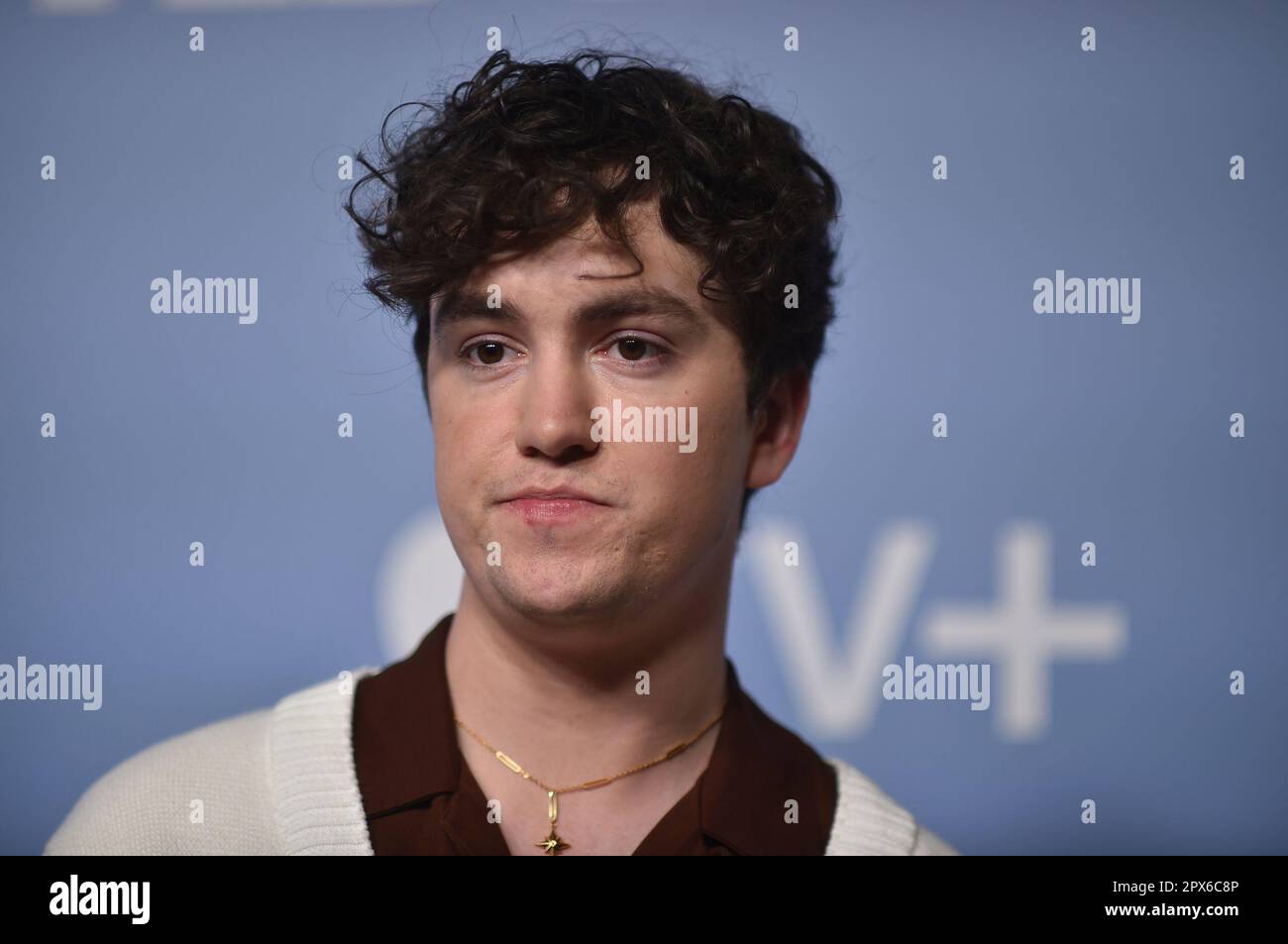 James Lance arrives at "Ted Lasso" Day on Monday, May 1, 2023, at Goya ...