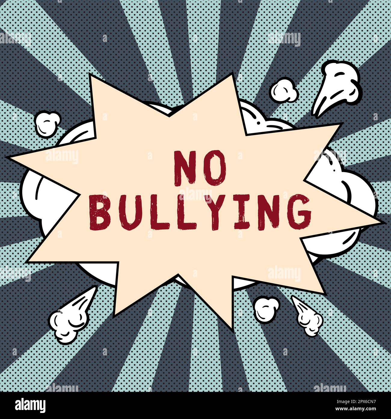Conceptual caption No Bullying, Business approach stop aggressive ...