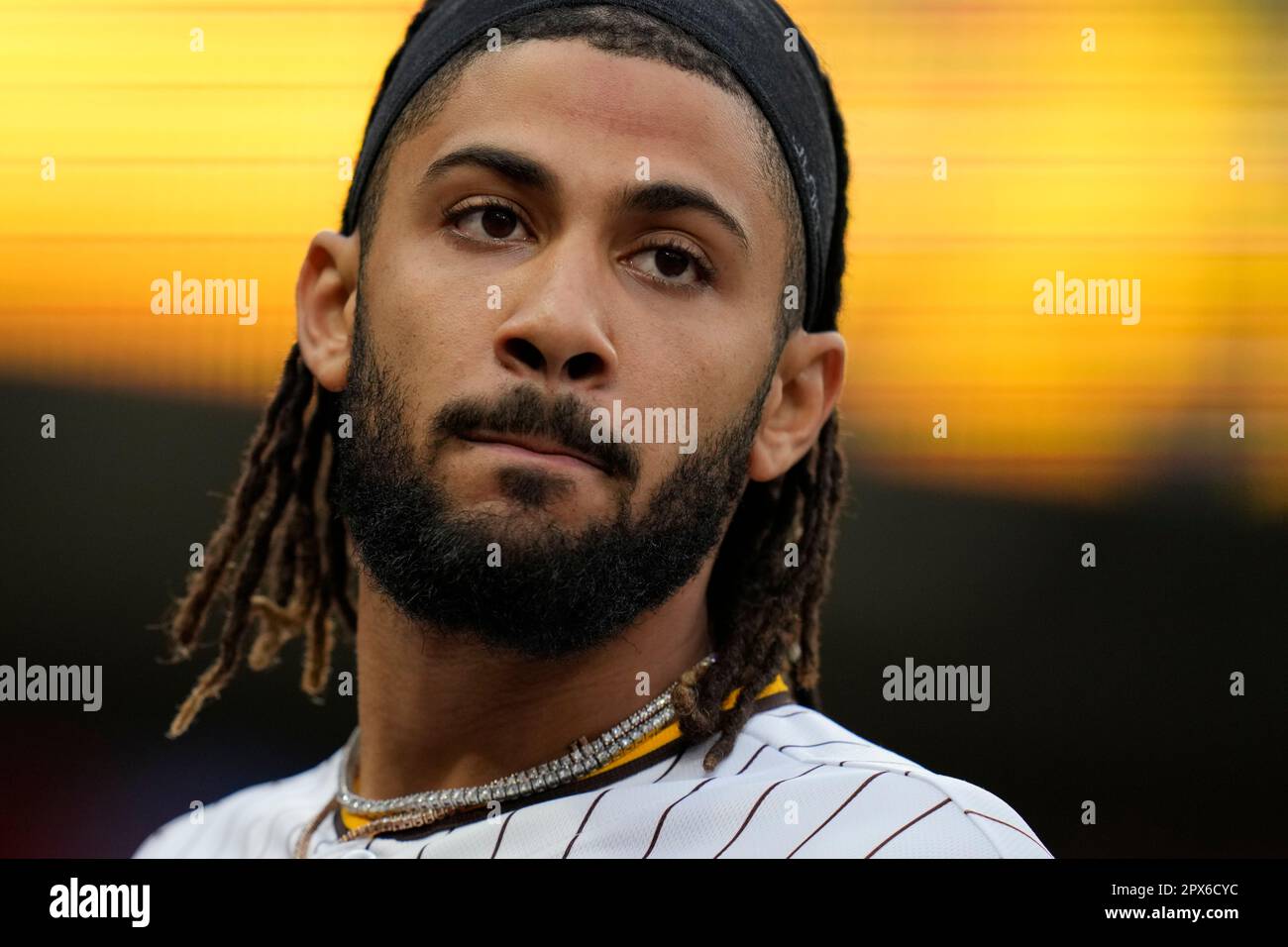 San Diego Padres right fielder Fernando Tatis Jr. during the first ...