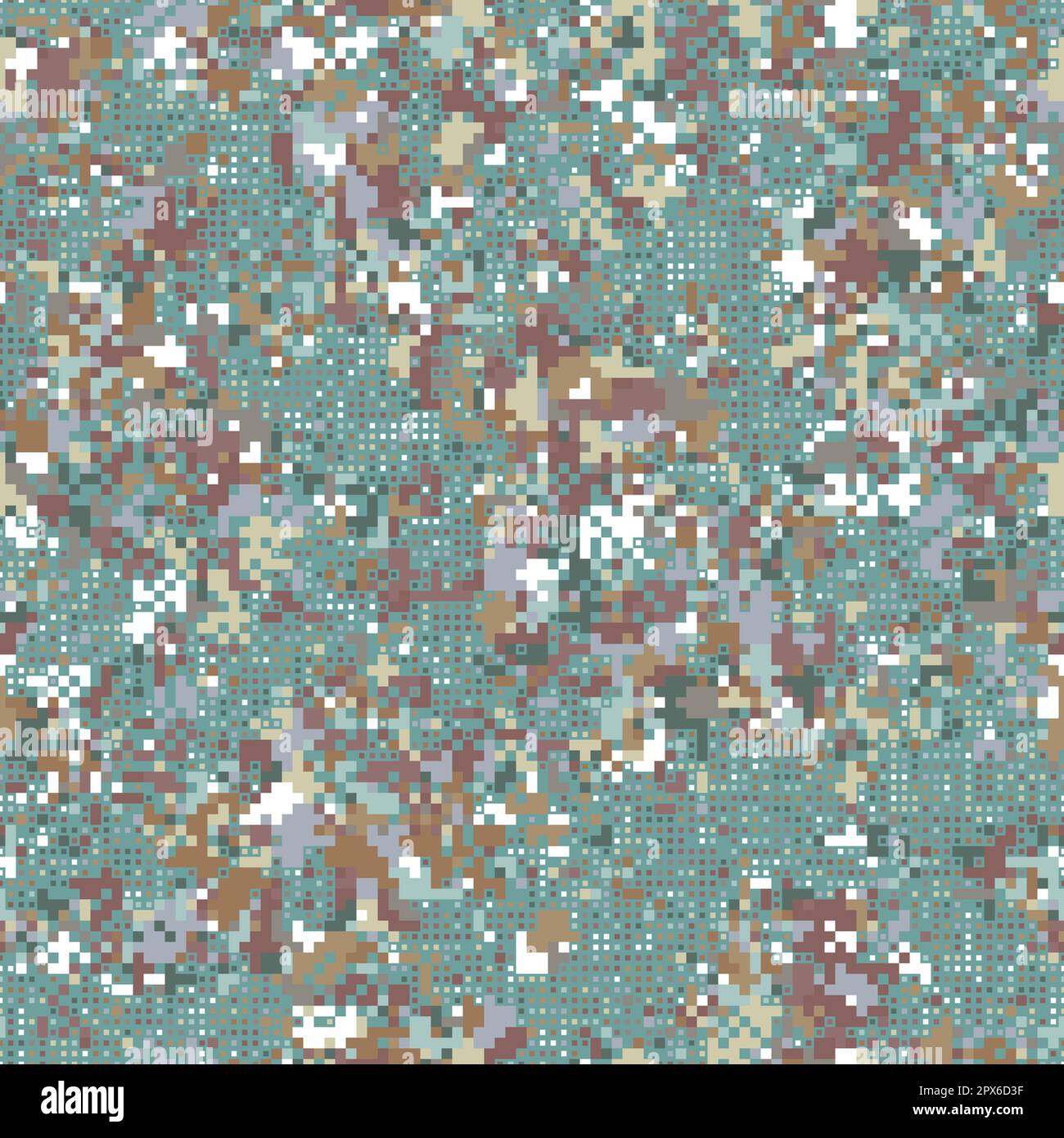 Texture Military Camouflage Seamless Pattern Abstract Army Vector