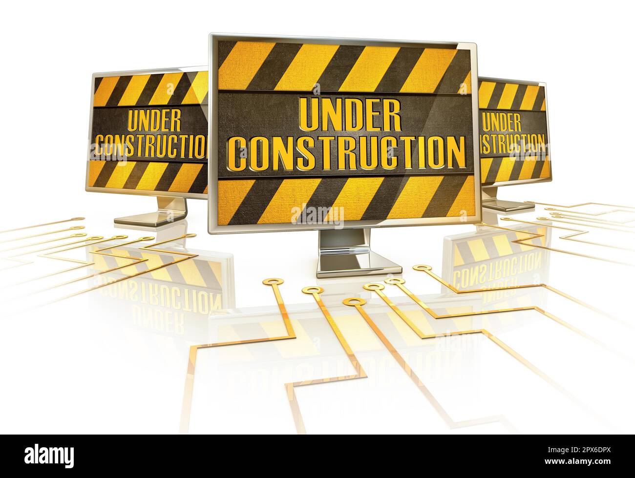 3d rendering highway Cut Out Stock Images & Pictures - Alamy