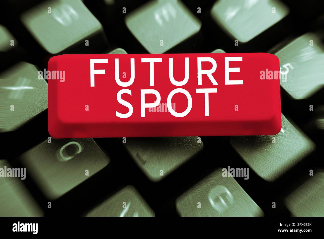 Text showing inspiration Future Spot, Concept meaning refers to an ...