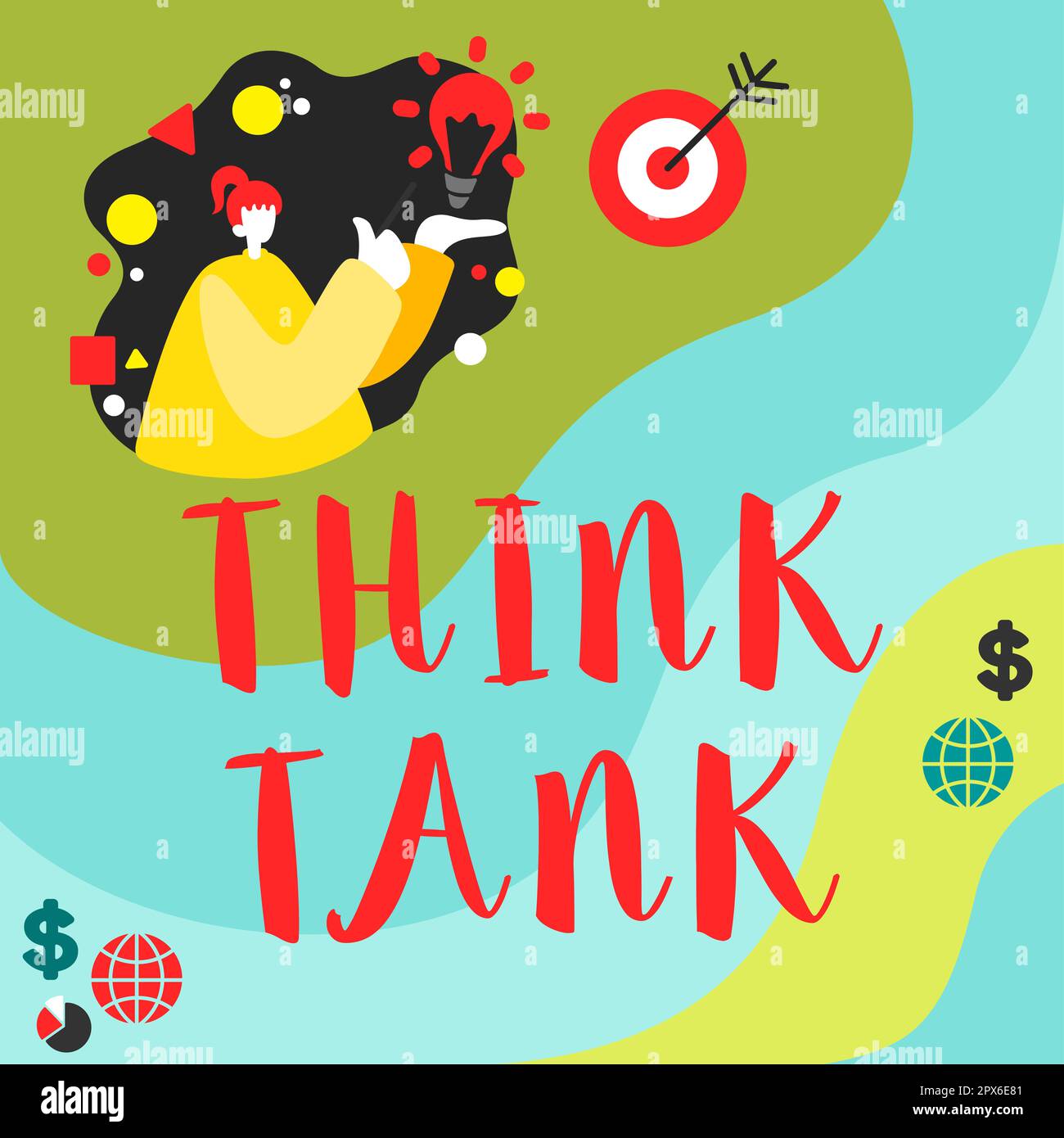 Hand writing sign Think Tank, Business showcase Thinking of Innovative ...