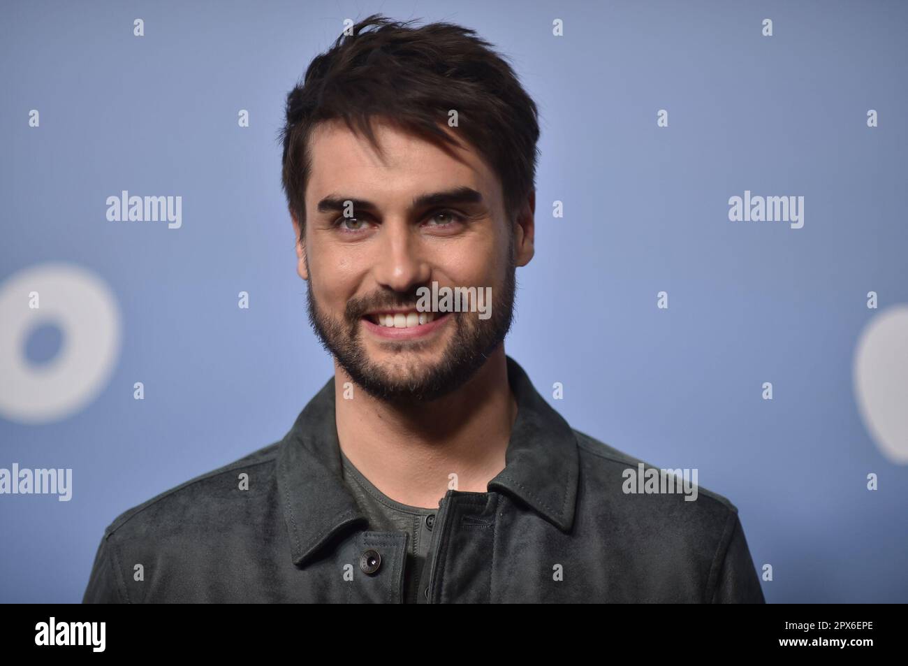 Stephen Manas arrives at "Ted Lasso" Day on Monday, May 1, 2023, at ...