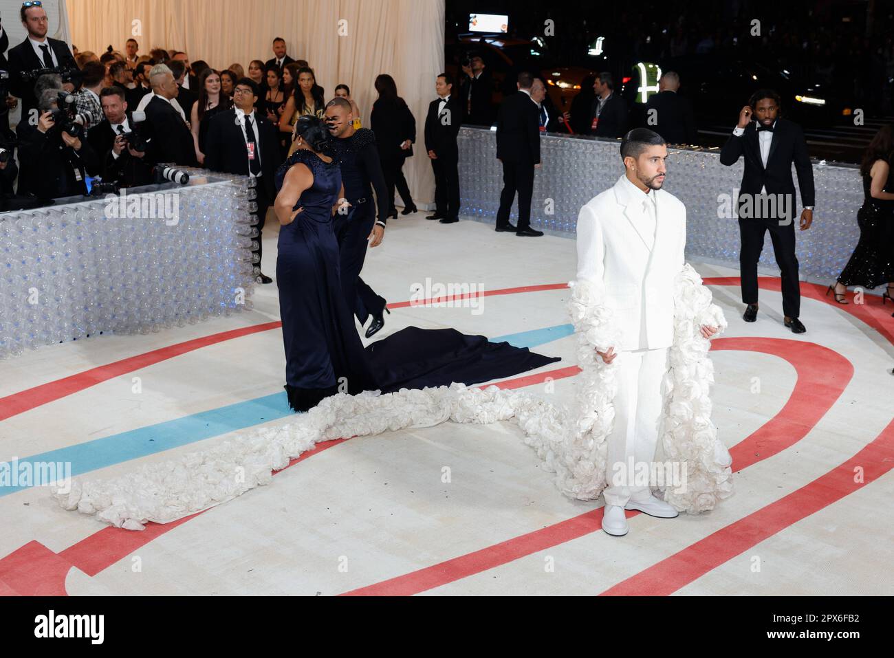 New York, United States. 01st May, 2023. Bad Bunny arrives on the red ...
