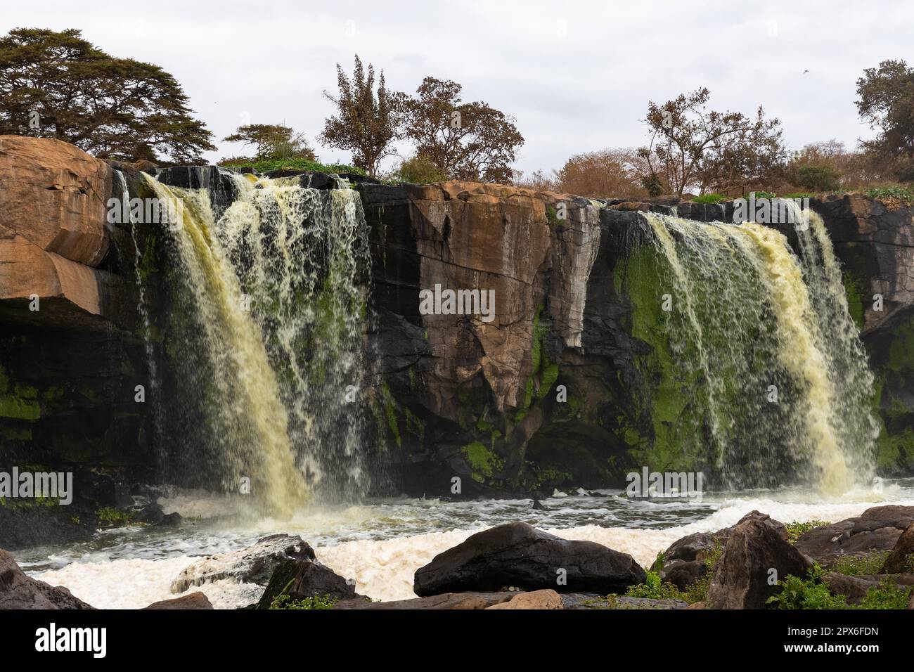 Fortenn Falls Thika, Athi River, waterfall, water, river, Kenya Stock ...