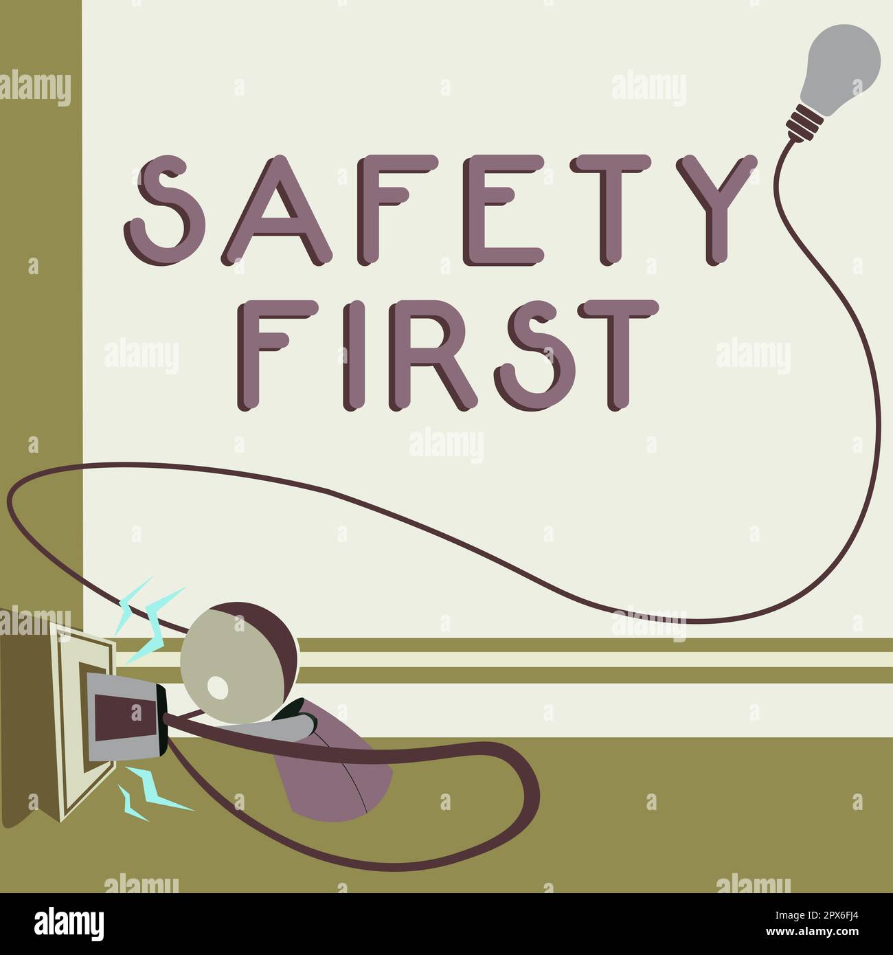 Text sign showing Safety First, Concept meaning Avoid any unnecessary ...