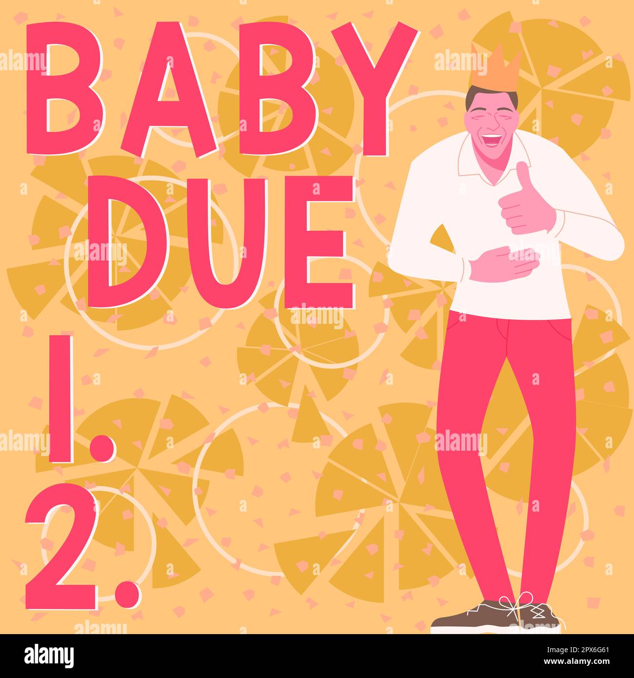 Sign displaying Baby Due, Conceptual photo about to born Under ...