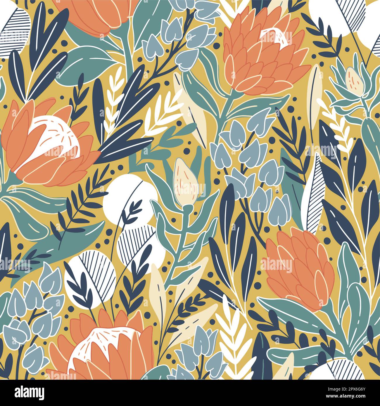 Garden watercolor vector vectors hi-res stock photography and images - Alamy