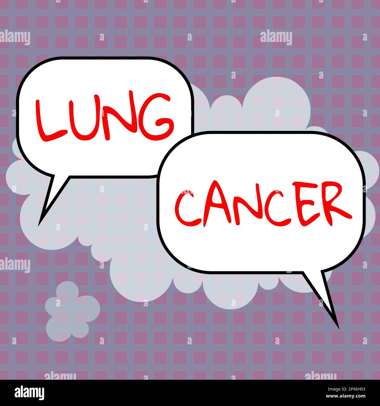 Handwriting text Lung Cancer, Business overview Uncontrolled growth of ...