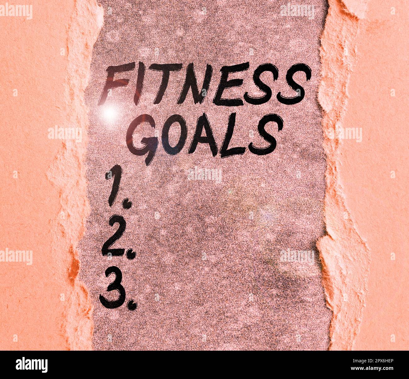 Text showing inspiration Fitness Goals, Internet Concept Loose fat ...