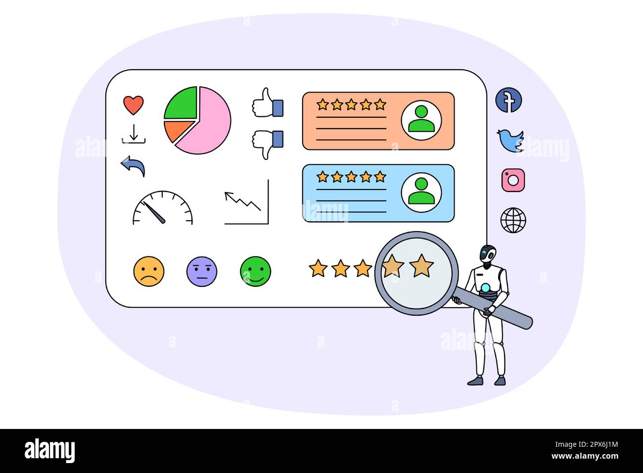 Magnifying Glass Vector Ai