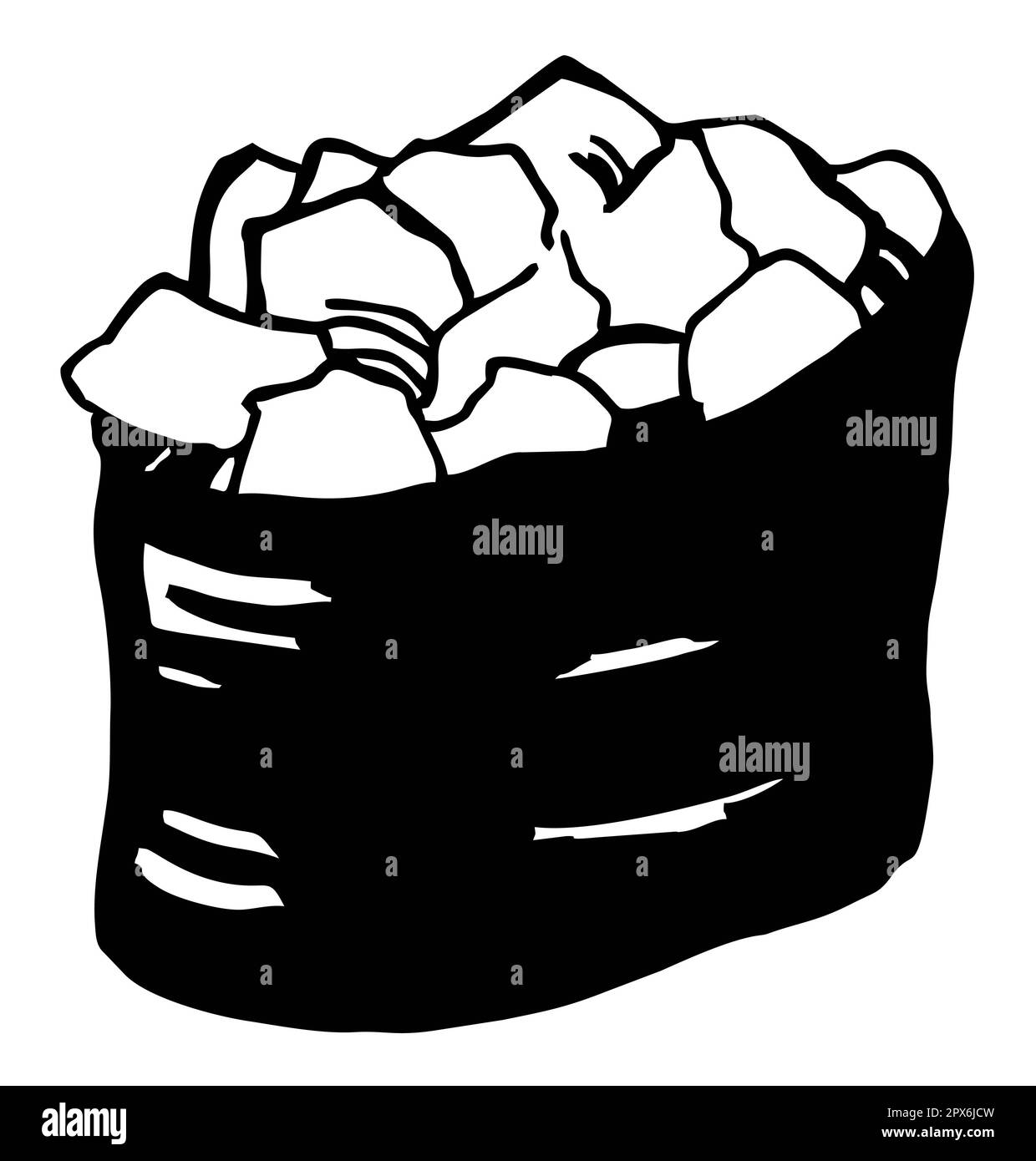 hand draw line art vector illustration sketch japanese food roll rice ...