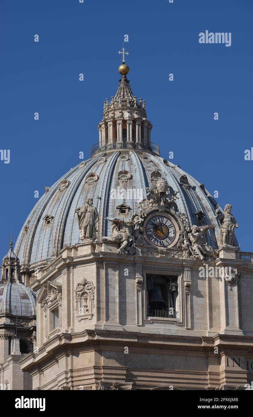 Dome, St. Peter's Basilica, Vatican City Stock Photo - Alamy