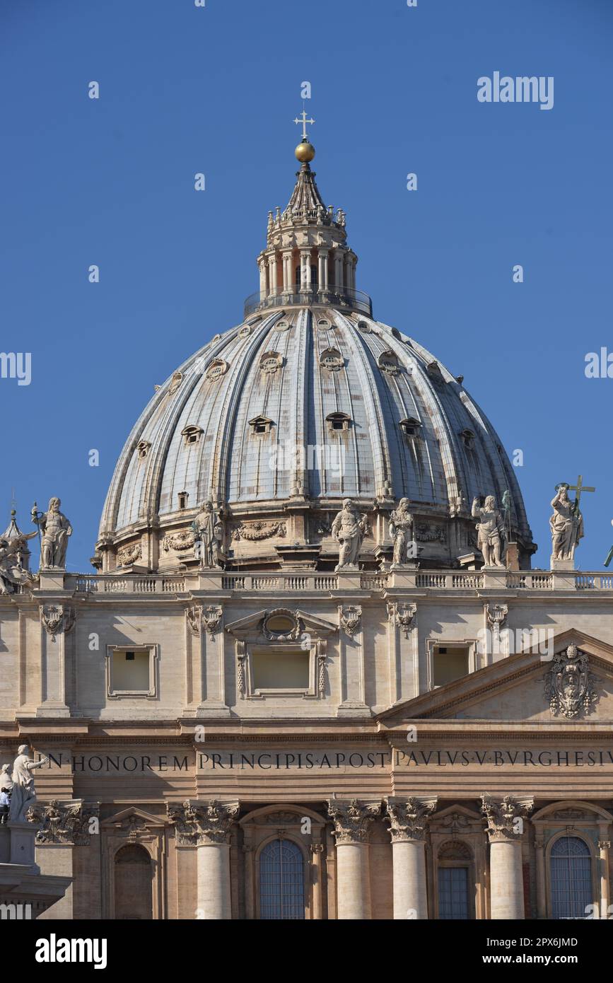Dome, St. Peter's Basilica, Vatican City Stock Photo - Alamy