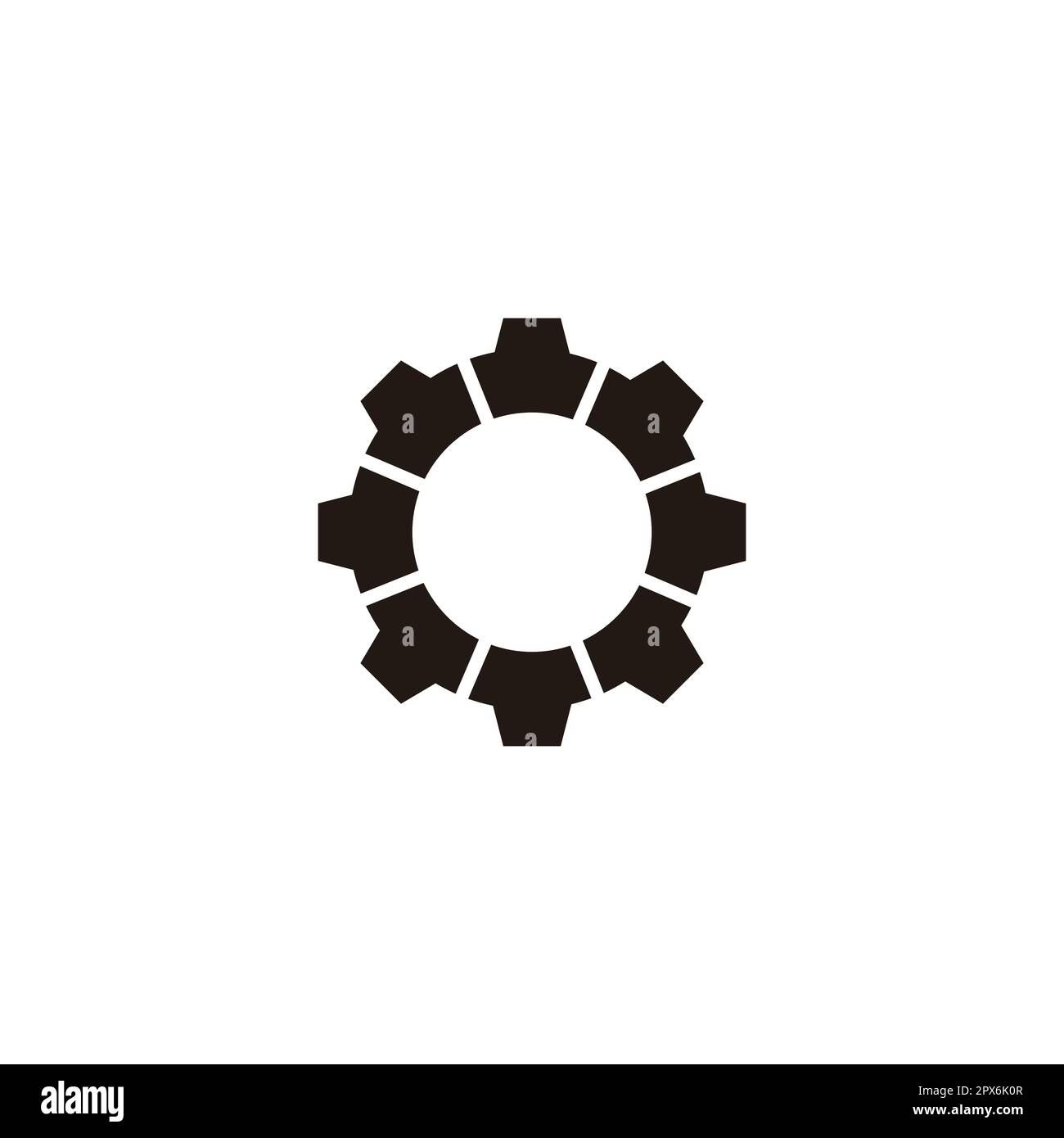 Technology, modern, tool geometric symbol simple logo vector Stock ...