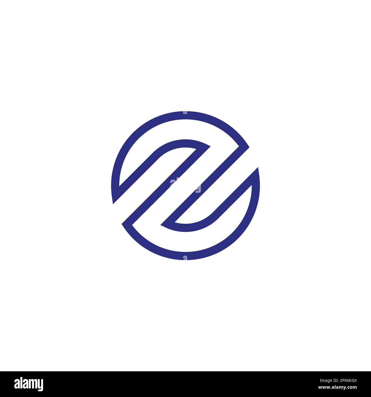 Letter Z circle, neon, lines geometric symbol simple logo vector Stock Vector Image & Art - Alamy