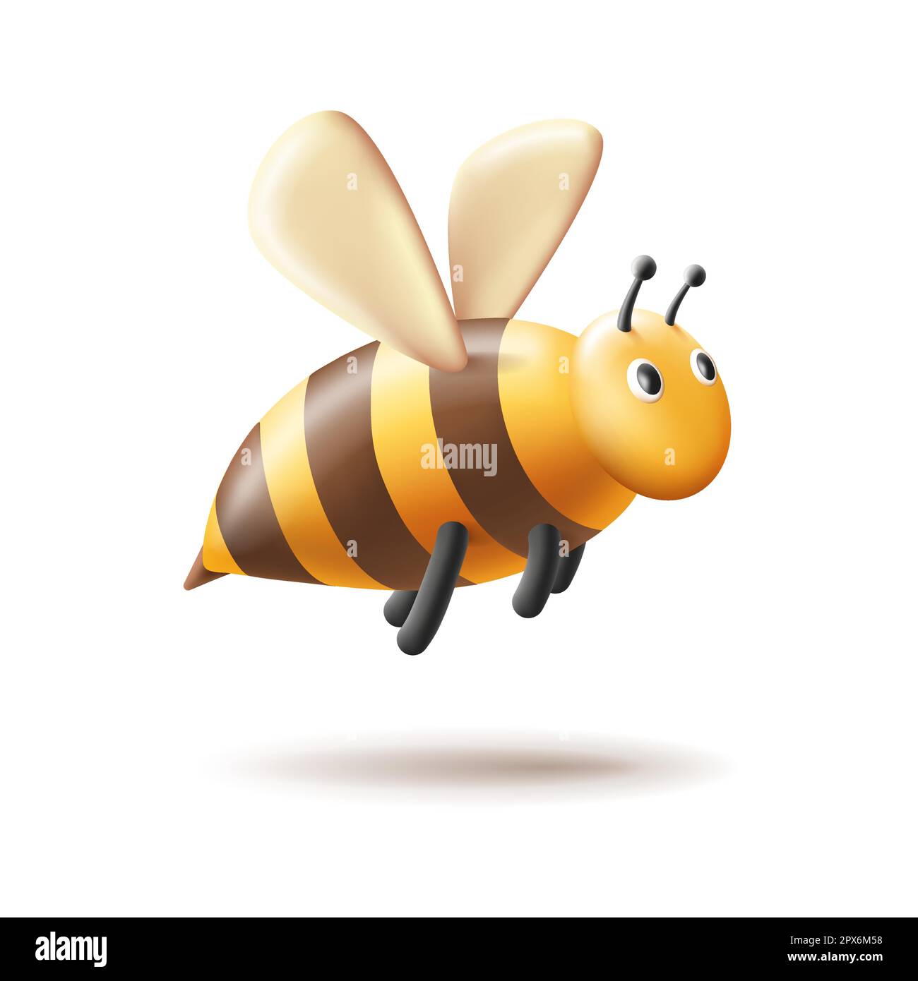 Flying Bee Graphic