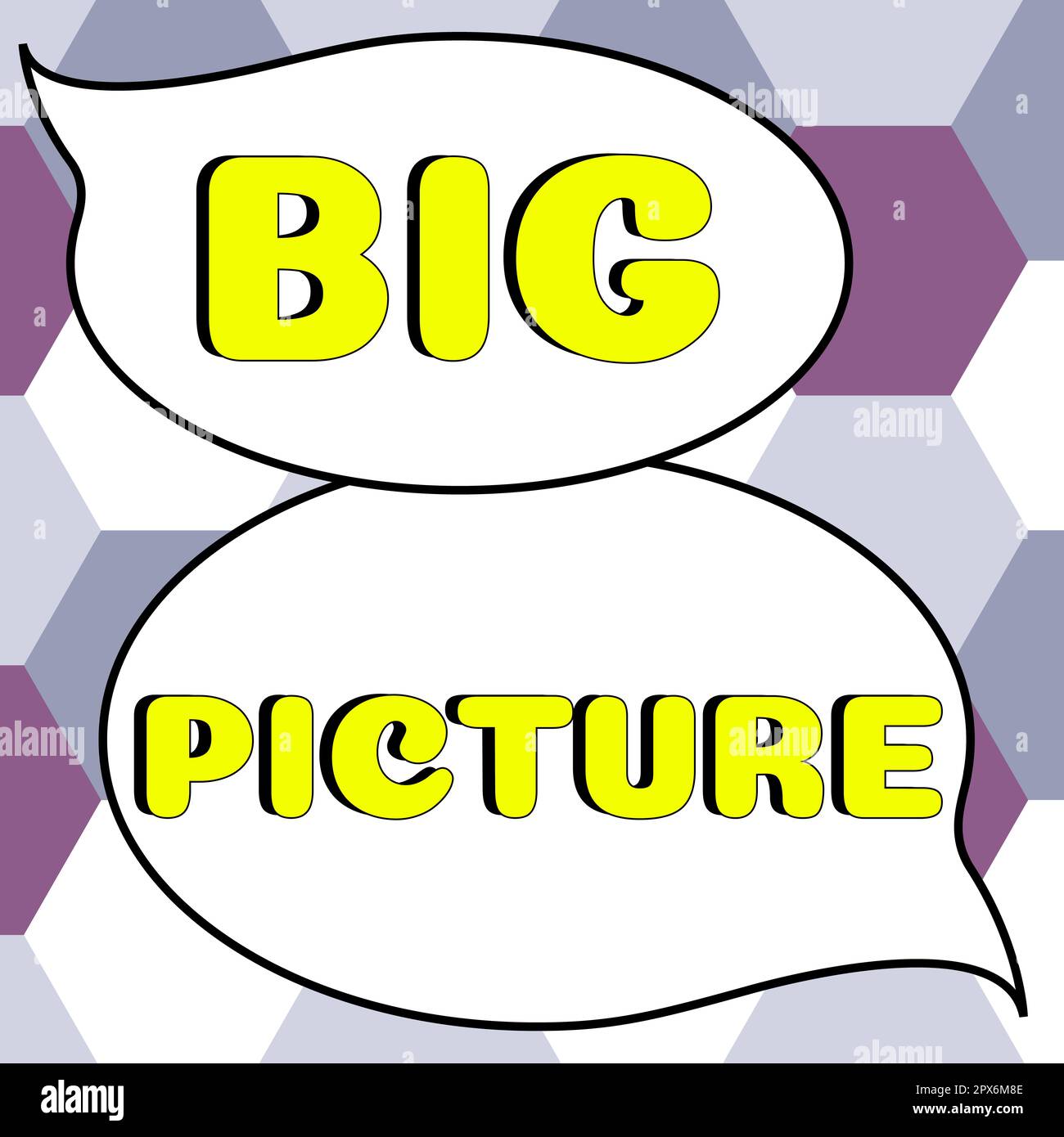 Writing displaying text Big Picture, Concept meaning most important ...