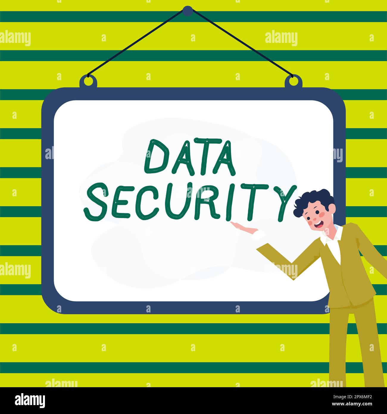 Text sign showing Data Security, Concept meaning Confidentiality Disk Encryption Backups ...