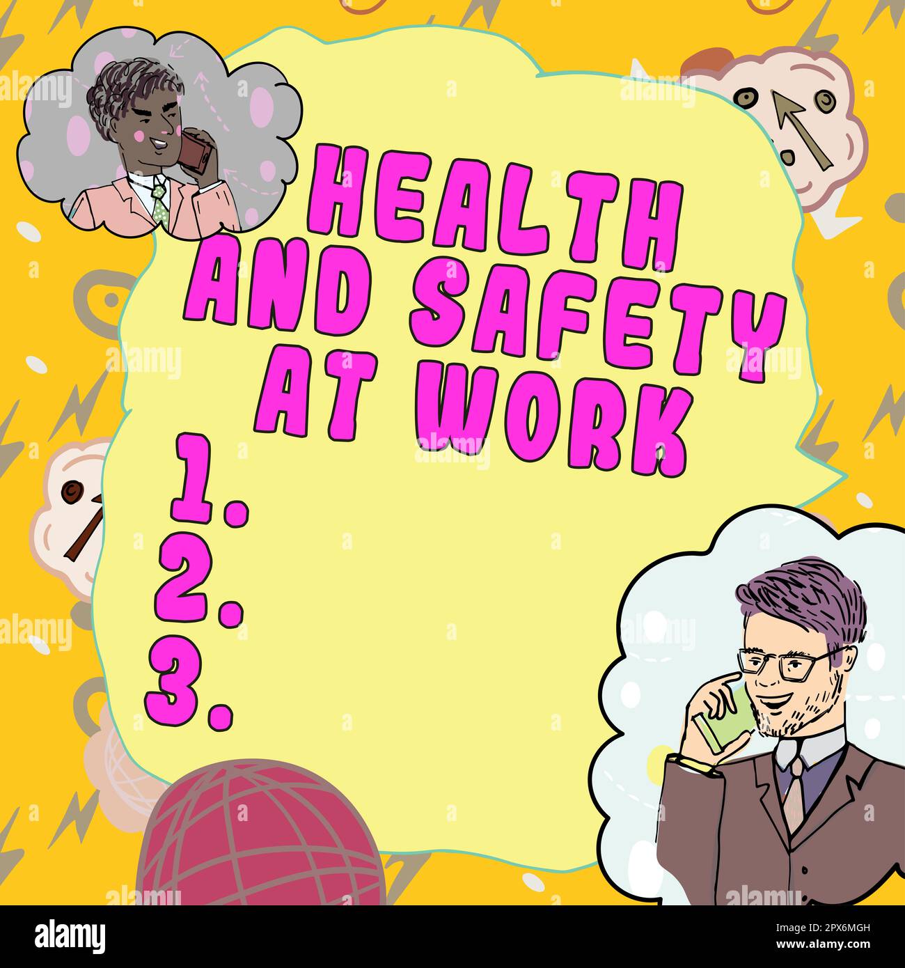 Text caption presenting Health And Safety At Work, Conceptual photo ...