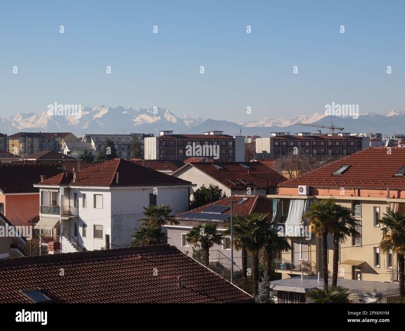 Alps mountains skyline seen hi-res stock photography and images - Alamy