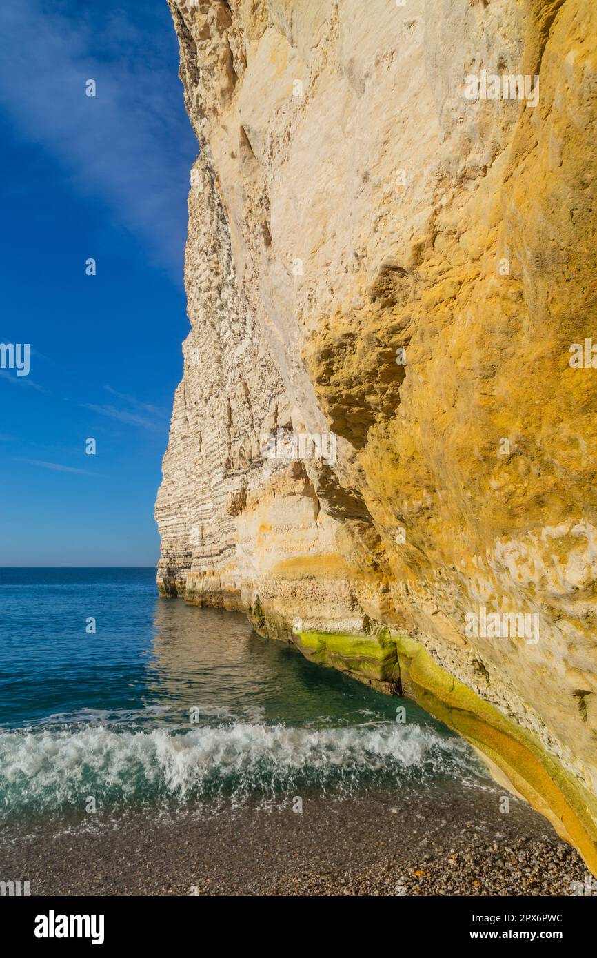 Limestone cliffs at Etretat, Coast of Normandy, France Stock Photo - Alamy