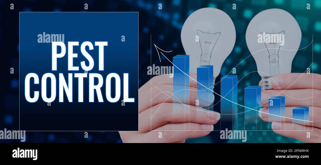 Conceptual caption Pest Control, Conceptual photo Killing destructive ...