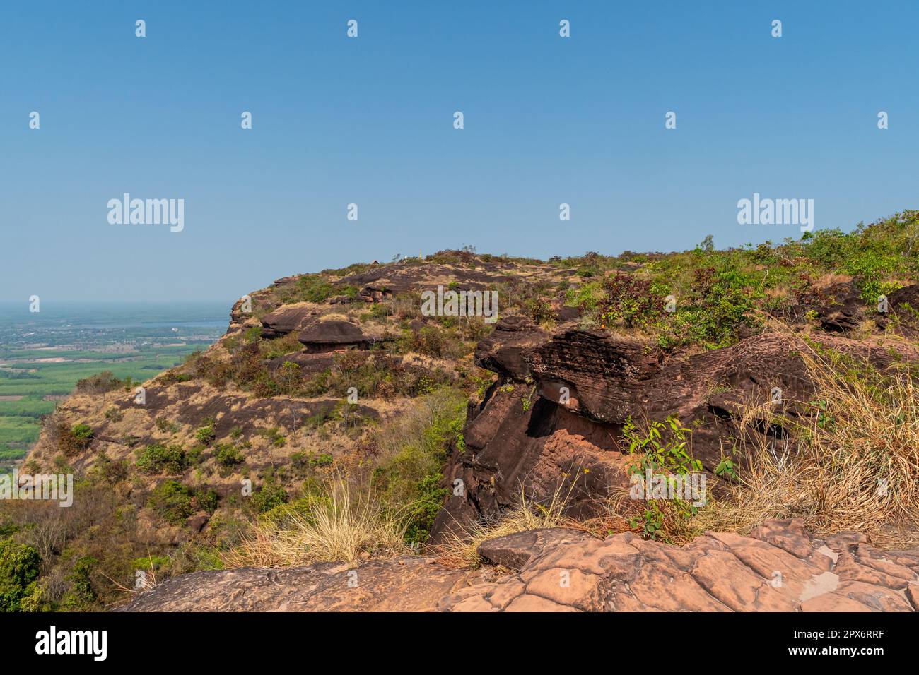 Naka cave giant snake scale stone. in the Phu Langka national park ...