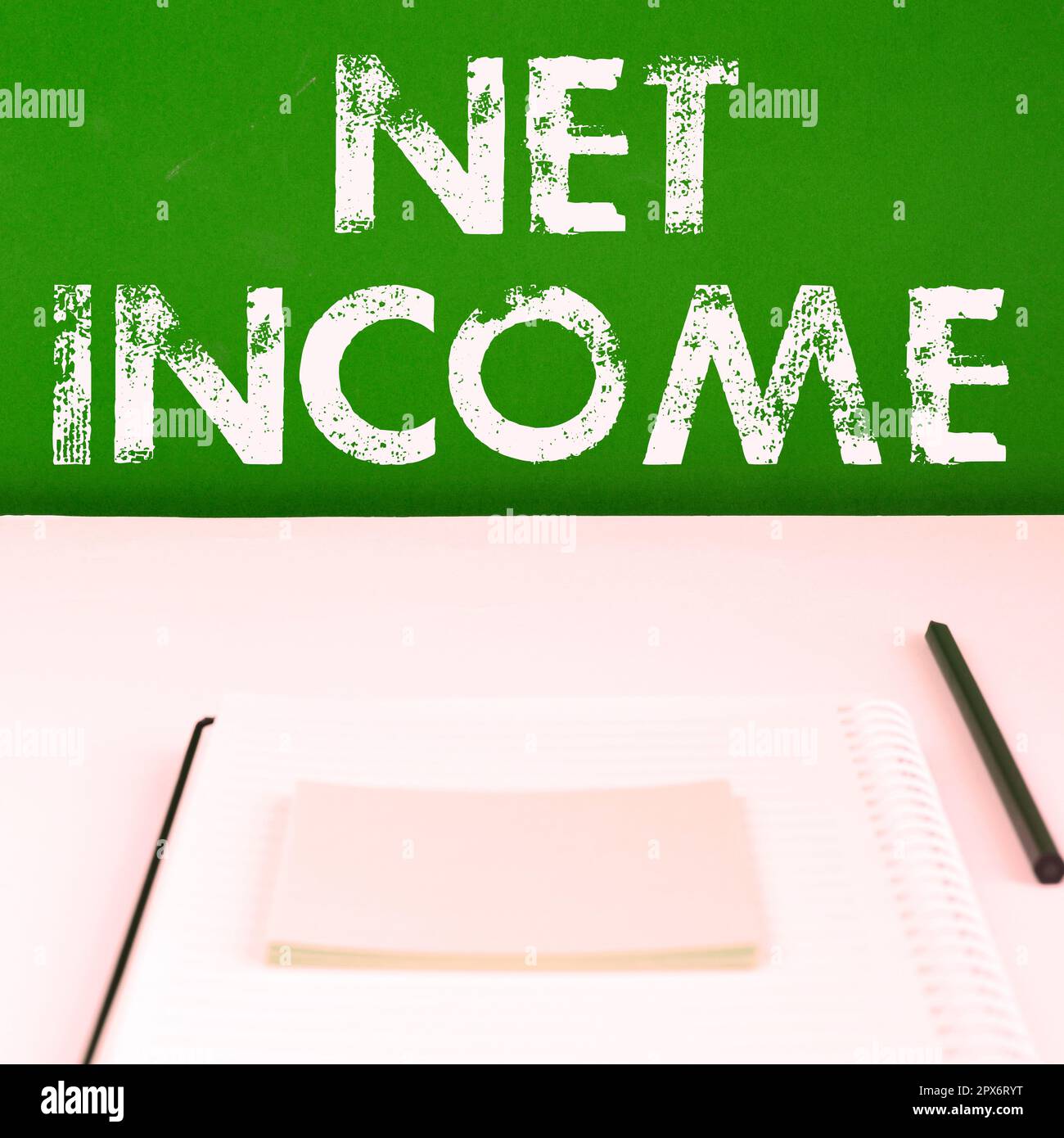 Hand writing sign Net Income, Word Written on the gross income ...