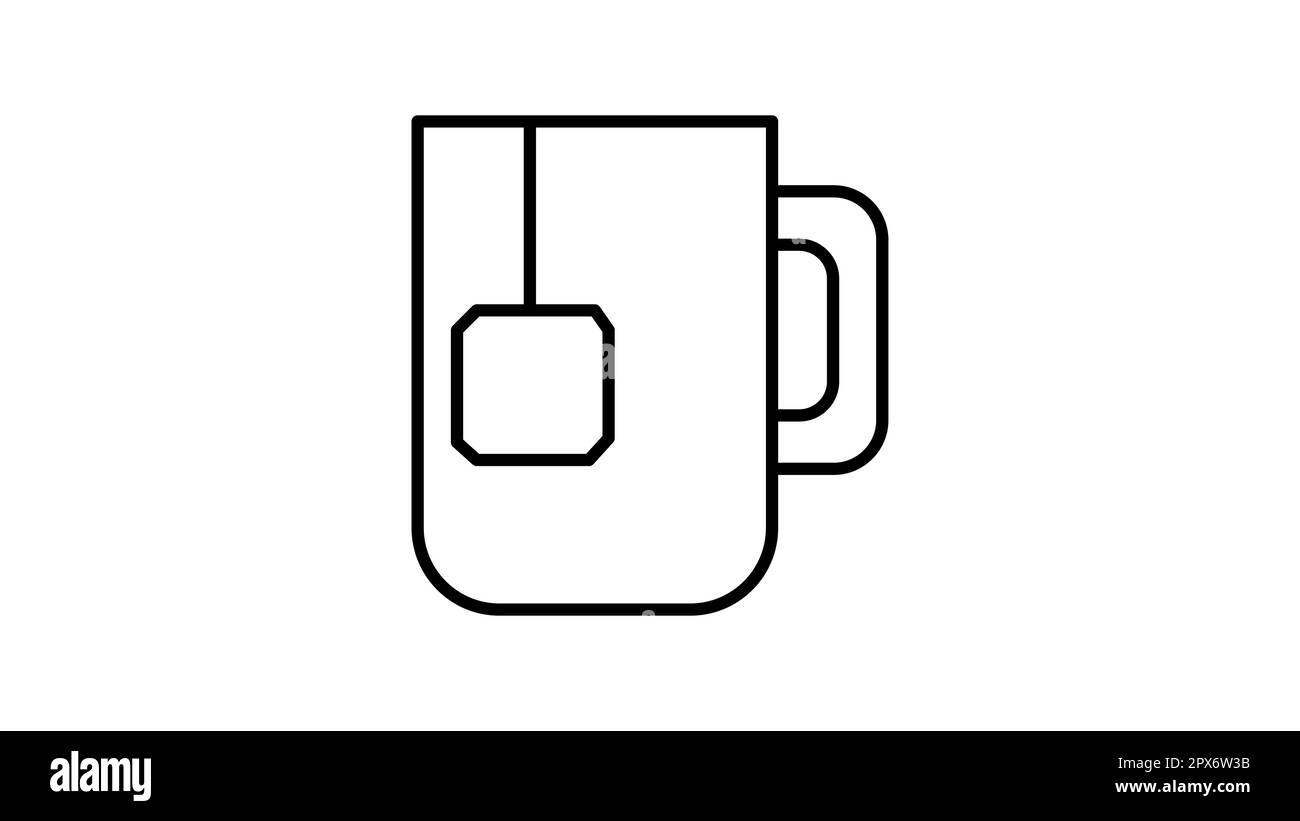 Hot water mug steam Black and White Stock Photos & Images - Alamy