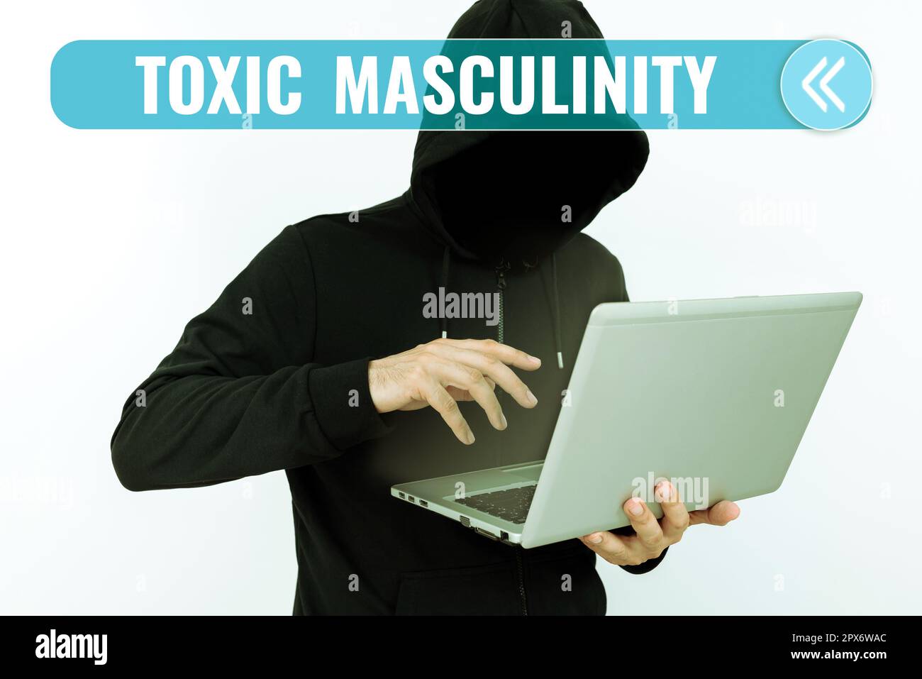 Text showing inspiration Toxic Masculinity, Word for describes narrow ...