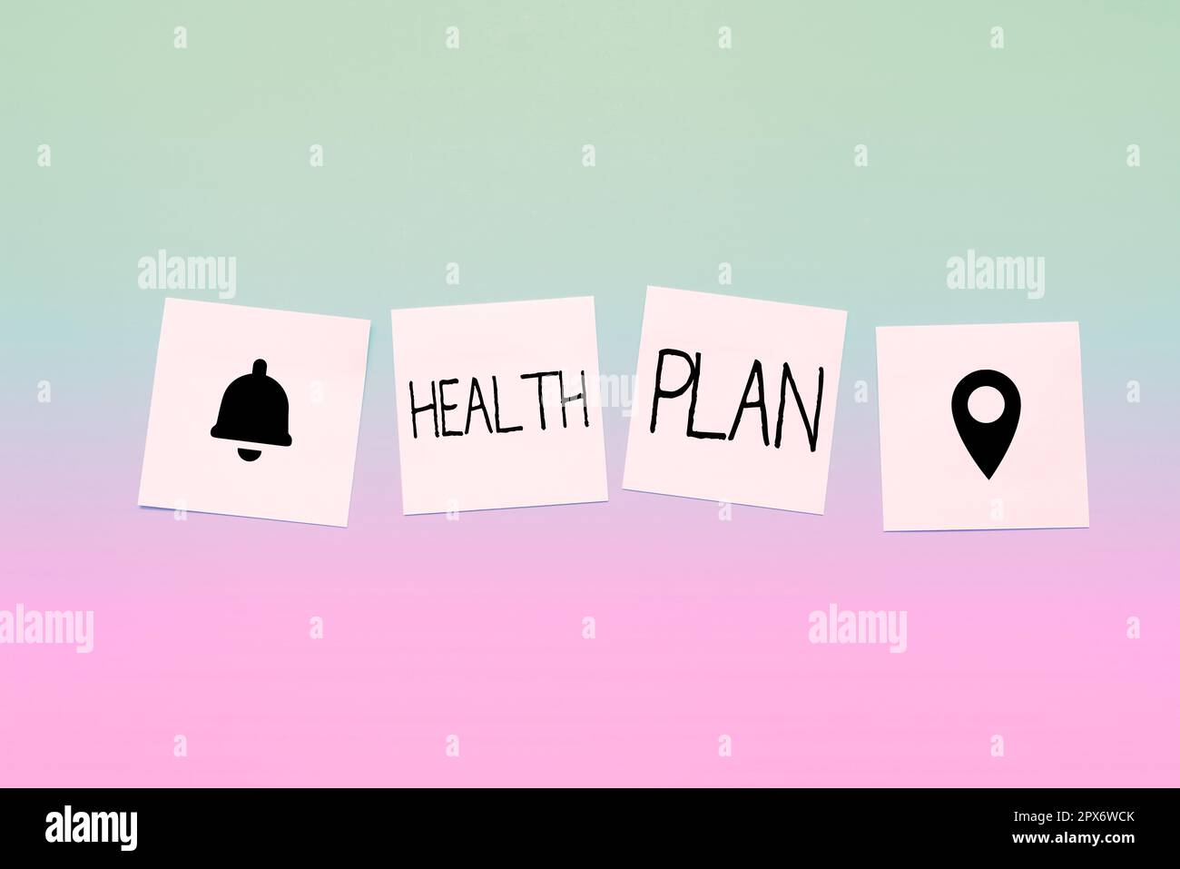 Hand writing sign Health Plan, Word for Any strategy that offers ...