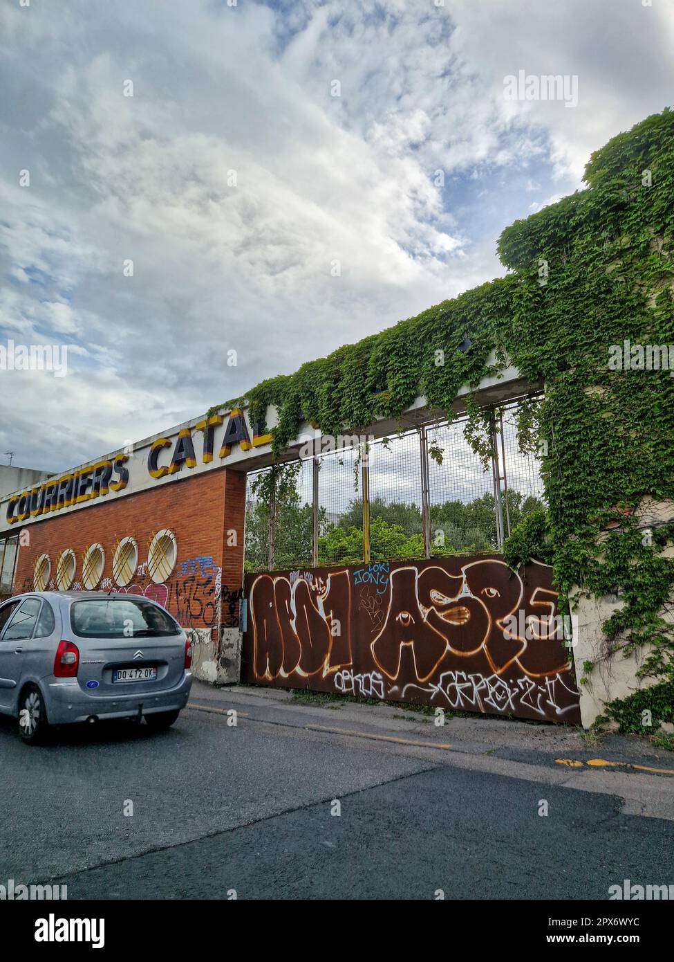 Catalonia bus company depot hi-res stock photography and images - Alamy