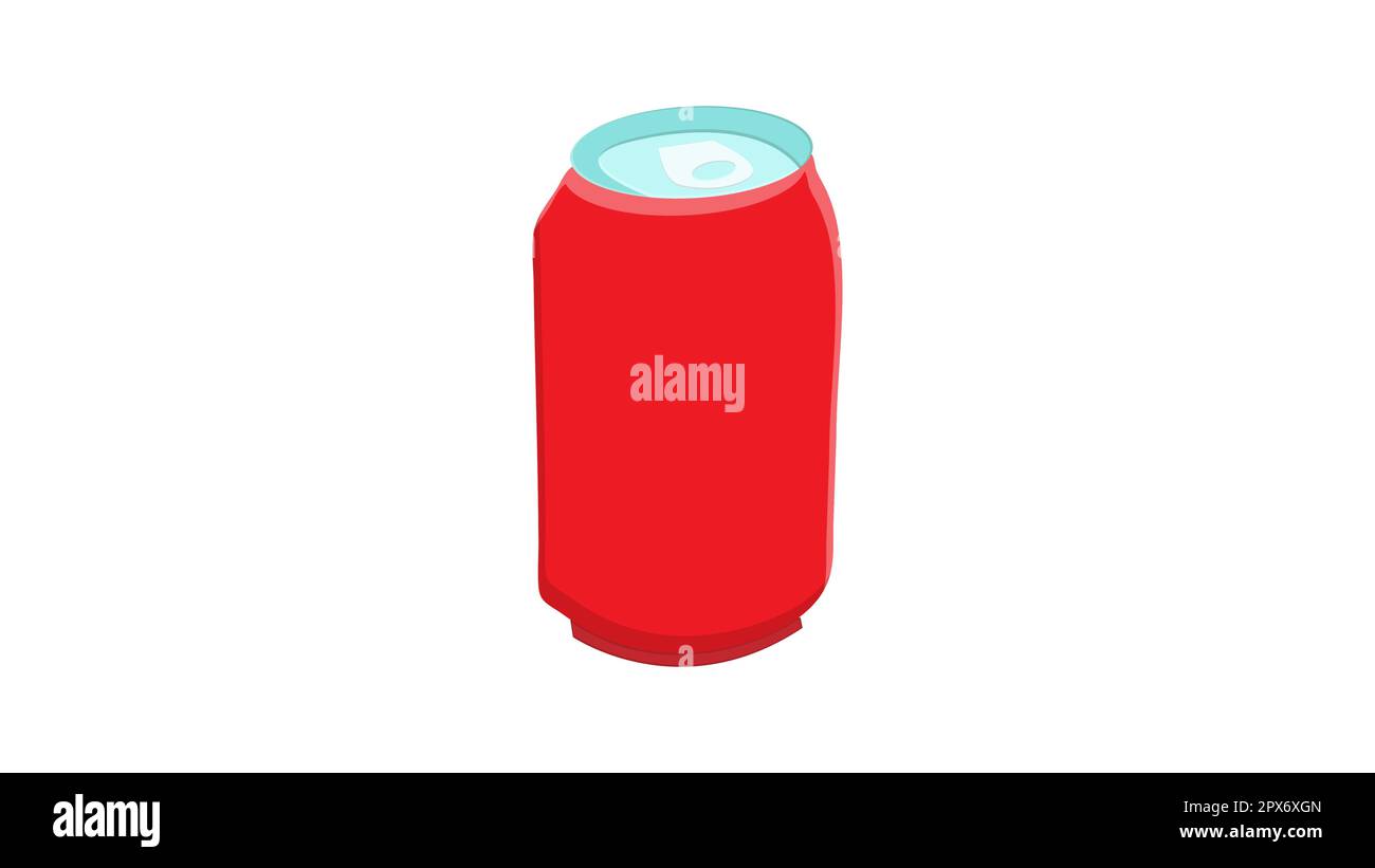 Drink can vector icons set isolated on white background Stock Vector ...