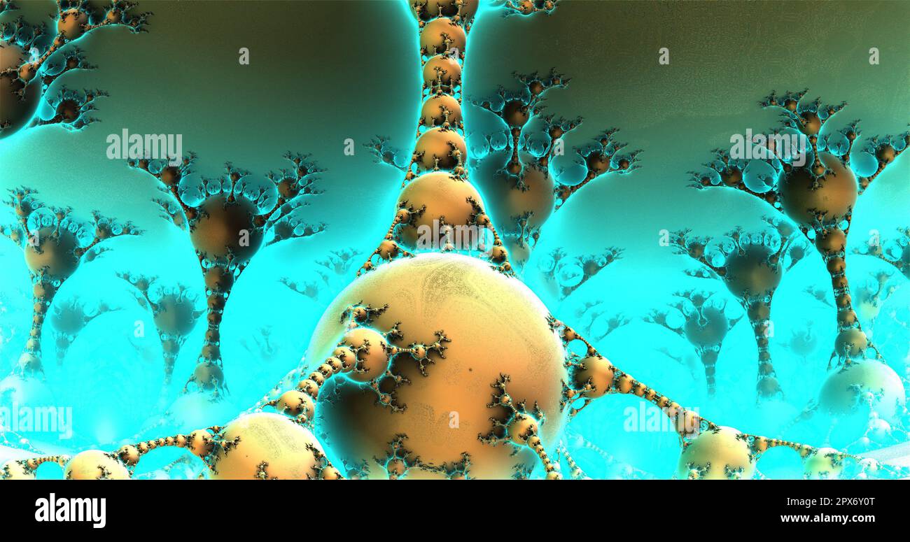 the surface of an alien planet under an alien sun 3d rendering Stock ...