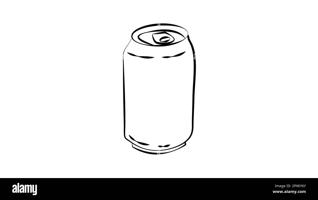 Pop Can Outline