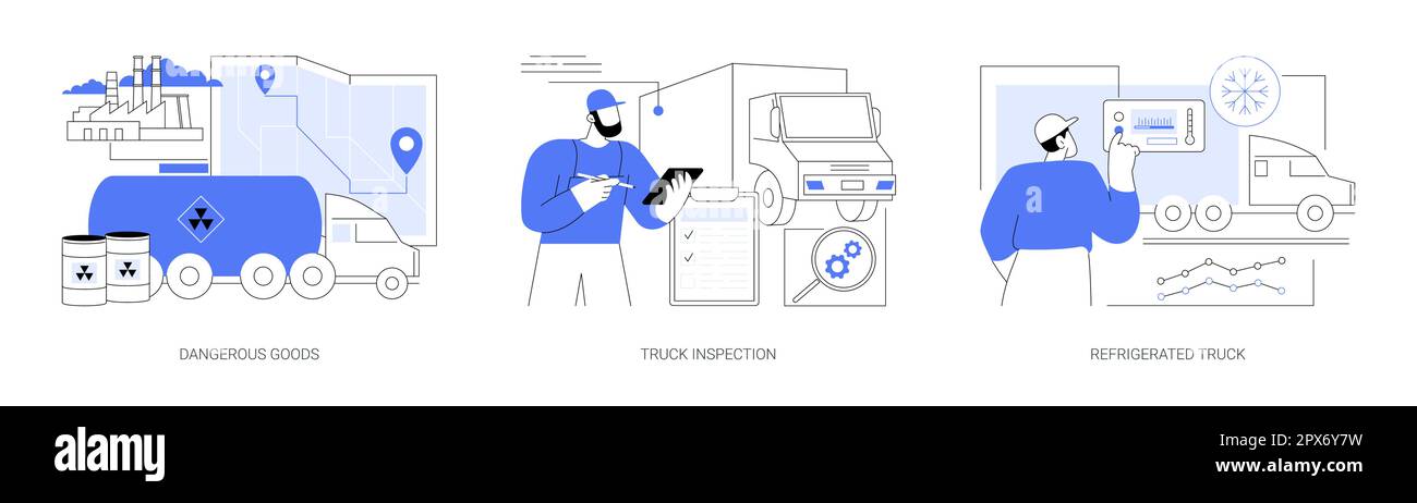 Transportation by road abstract concept vector illustrations Stock ...