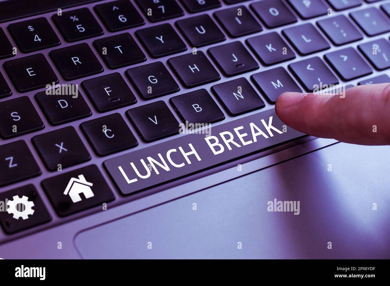 Inspiration showing sign Lunch Break, Business approach time when a ...