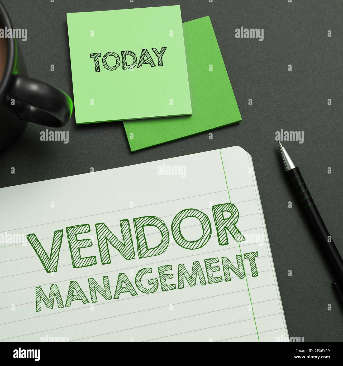 Inspiration showing sign Vendor Management, Internet Concept activities ...