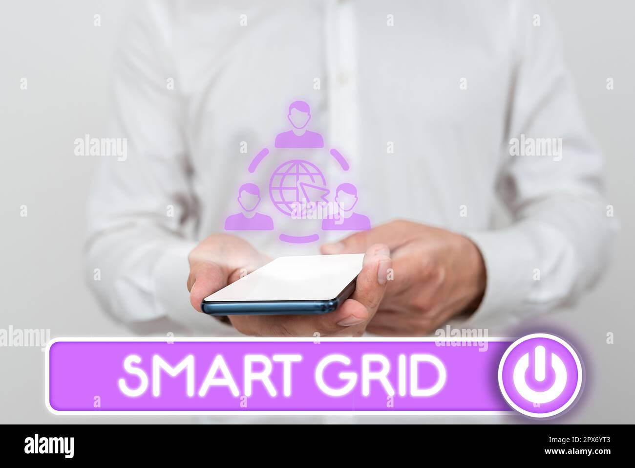 Inspiration showing sign Smart Grid, Concept meaning includes of ...