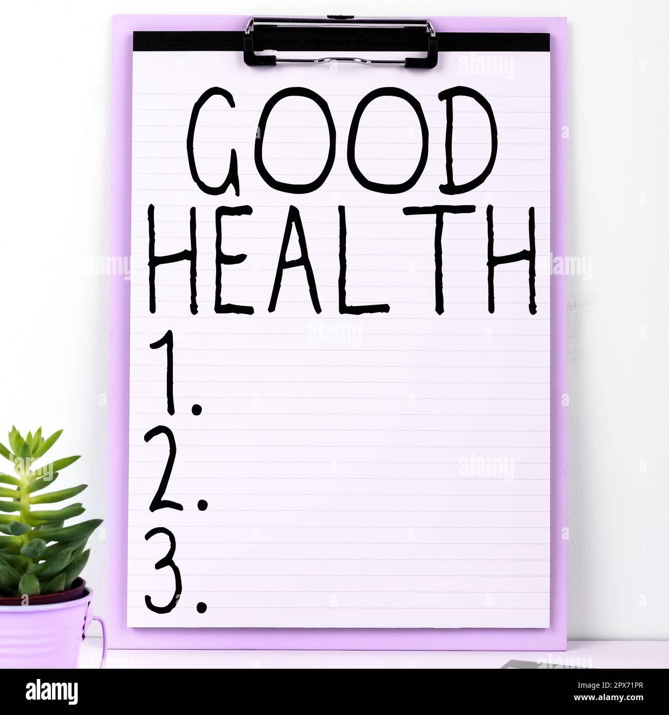 Hand writing sign Good Health, Business idea state of being vigorous ...