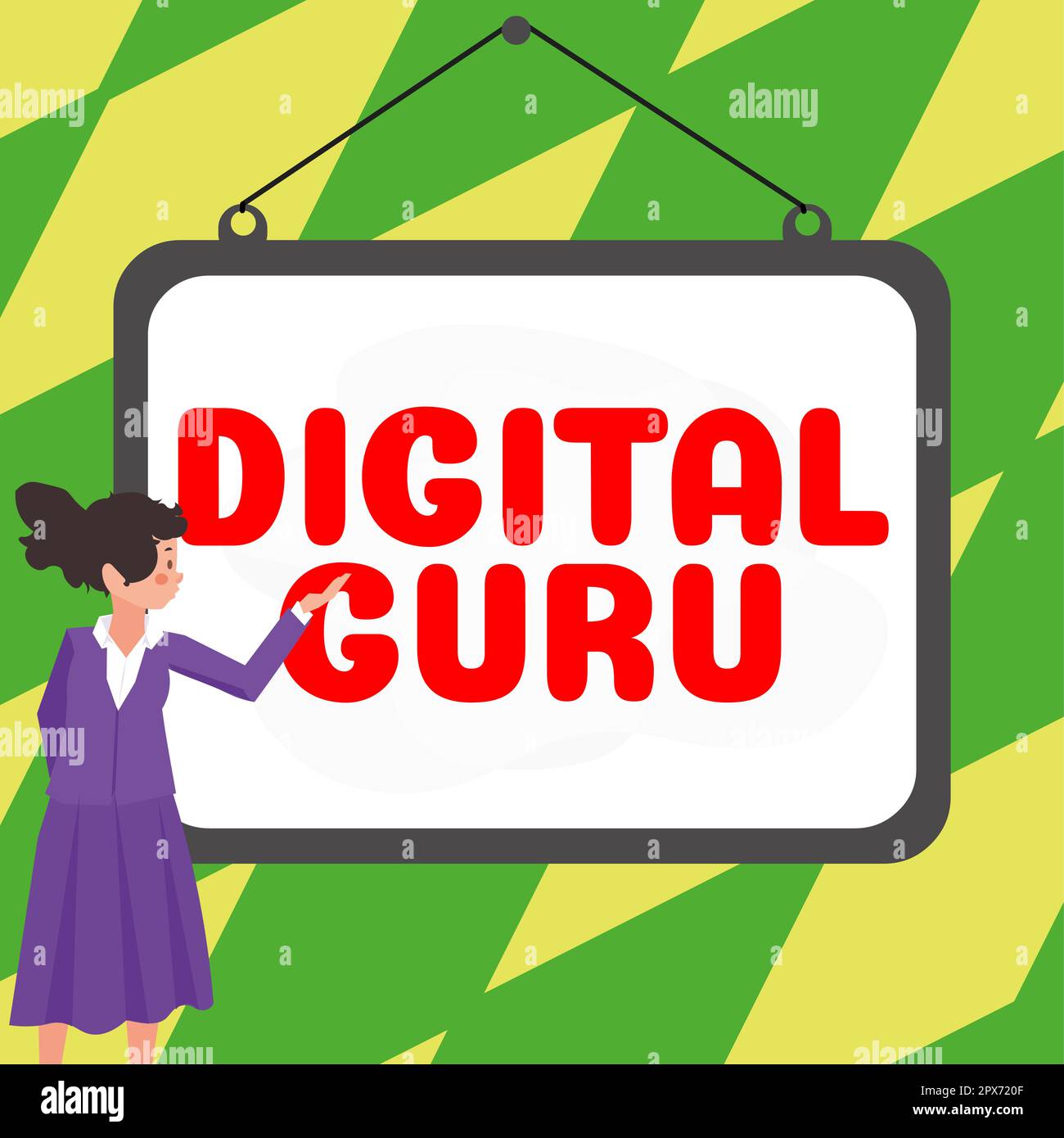 Inspiration showing sign Digital Guru, Internet Concept teacher and ...