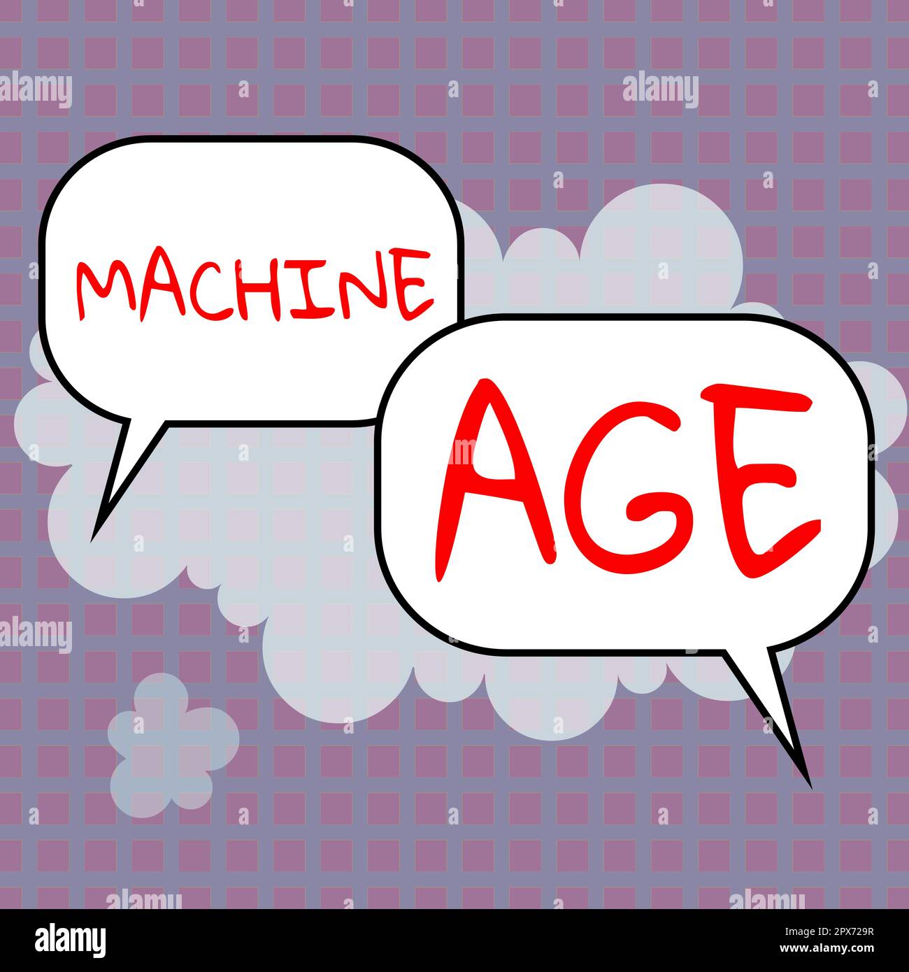 Conceptual display Machine Age, Business overview period of development ...