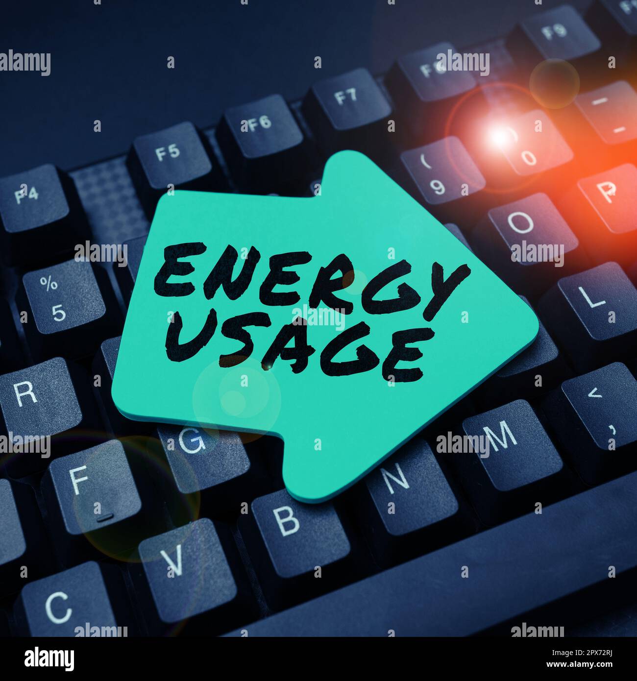 Conceptual display Energy Usage, Business concept Amount of energy ...