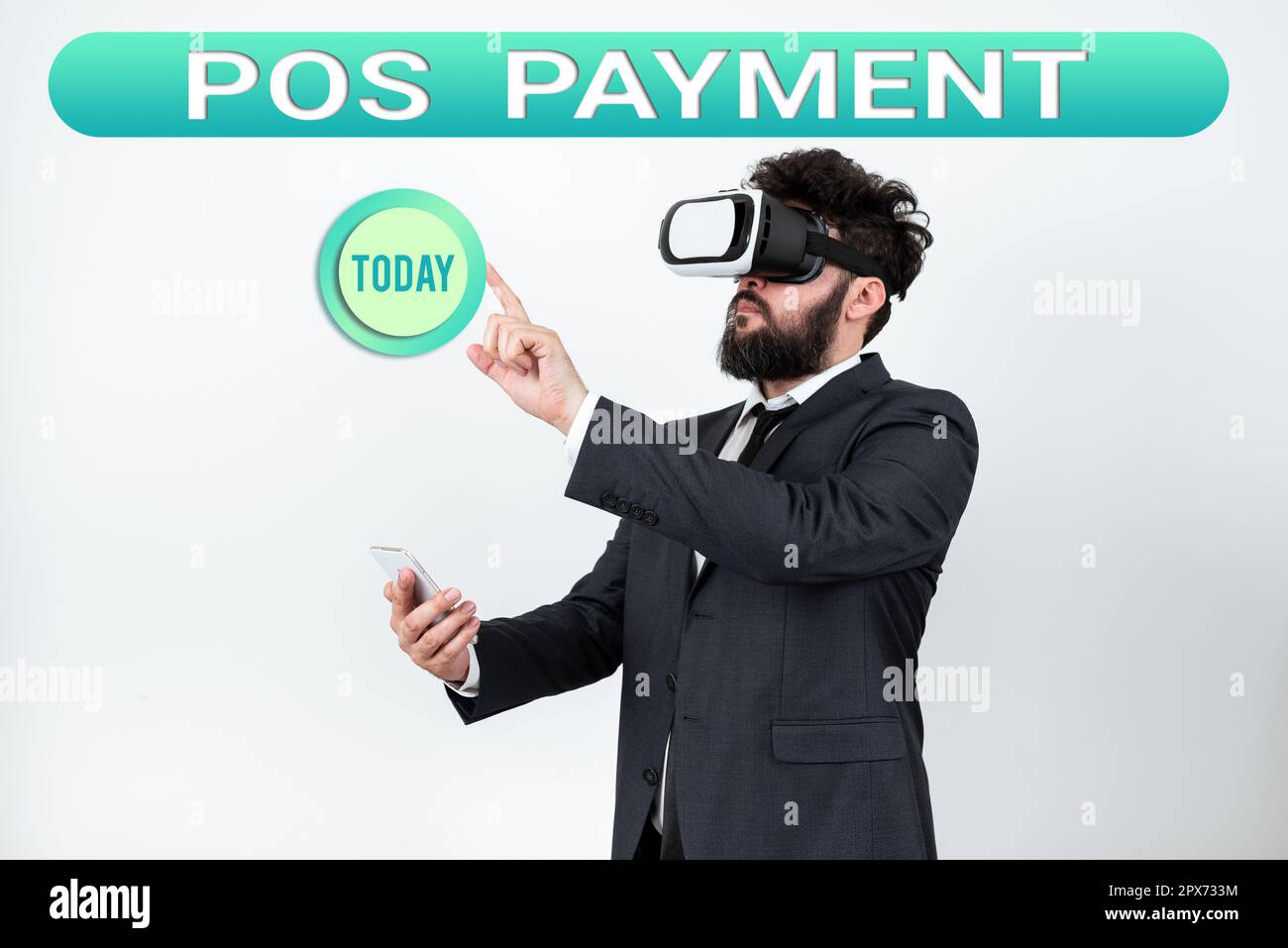Handwriting text Pos Payment, Concept meaning customer tenders payment ...
