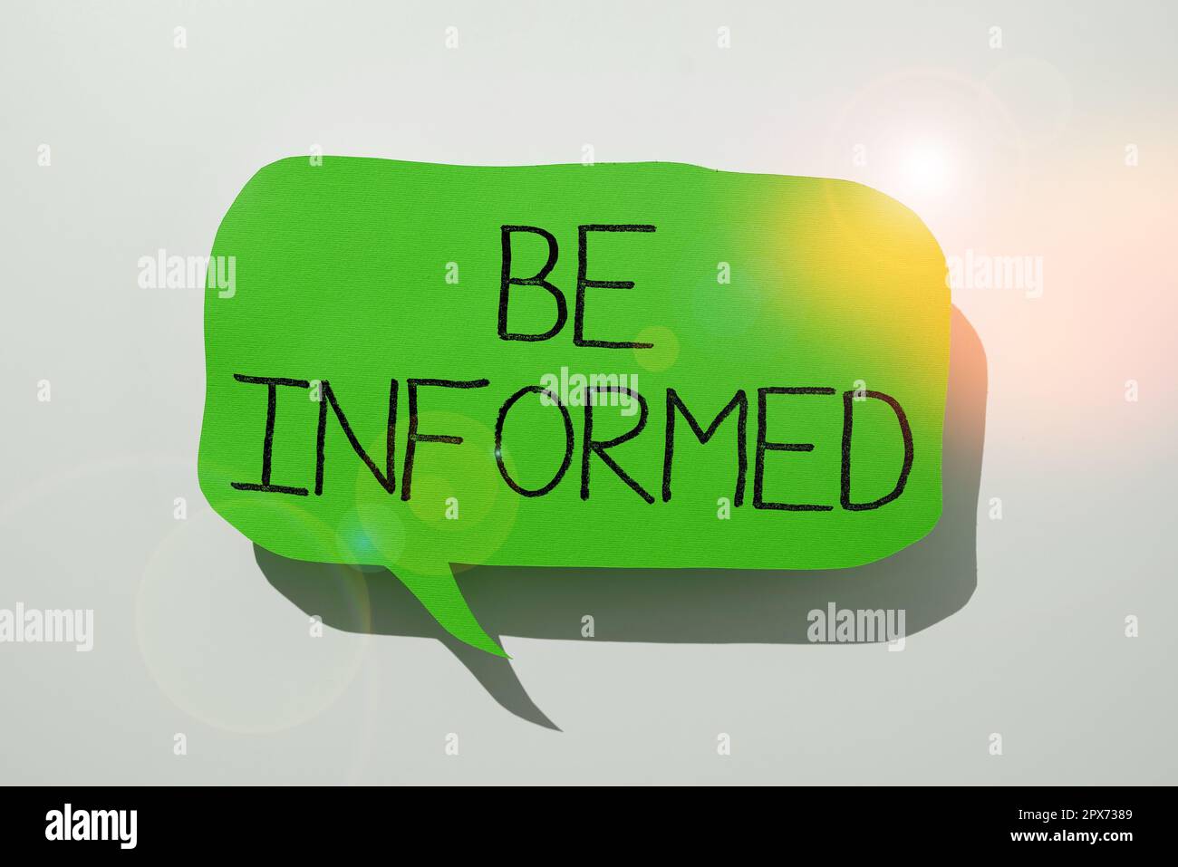 Conceptual caption Be Informed, Internet Concept having or showing ...