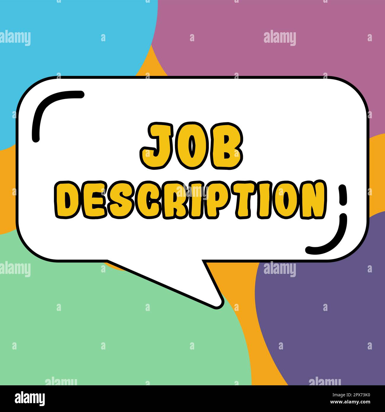 Conceptual display Job Description, Business showcase A document that ...